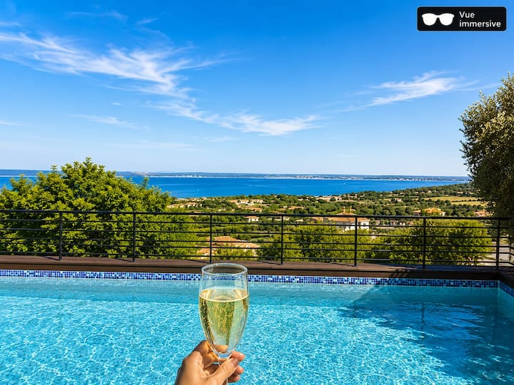 Le Mirador De Fitou - Vue Mer & Piscine - Leucate