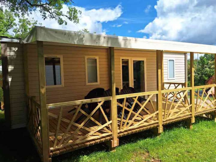 Mobil-home Charmant Avec Terrasse - 6 Pers. - Rocamadour