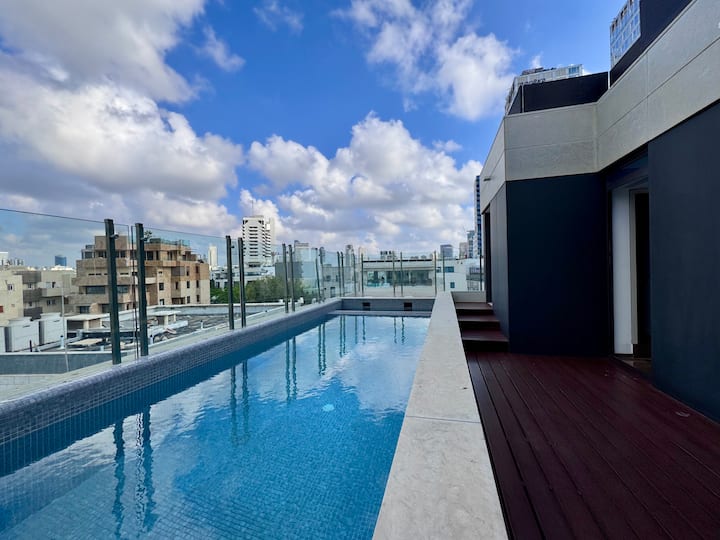 Unbelievable Duplex Penthouse! 9 Rooms, Sea View - Telavive