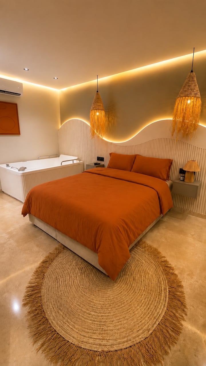 Appartement Design Avec Jacuzzi Privatif | Piscine - Marrakesh