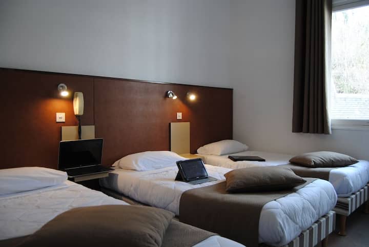 Serene Quad Room For Groups | Walk To Sanctuary - Lourdes