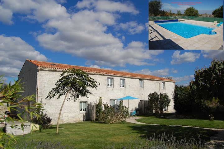 Gîte "L'ile" 5 Pers Piscine Près La Rochelle - Charente-Maritime