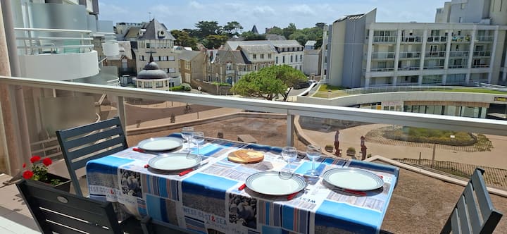 Appartement Refait à Neuf, Belle Vue, Mer à 50m - Pornichet