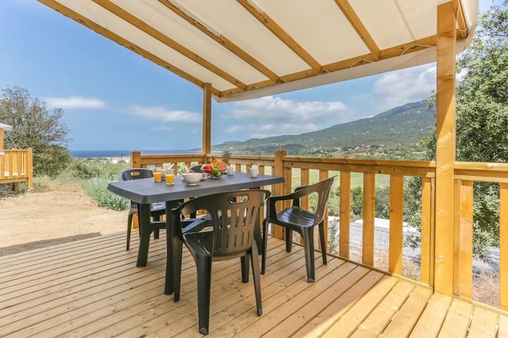 Mobil Home Vue Mer 4 Pièces 6 Personnes Climatisé - Propriano
