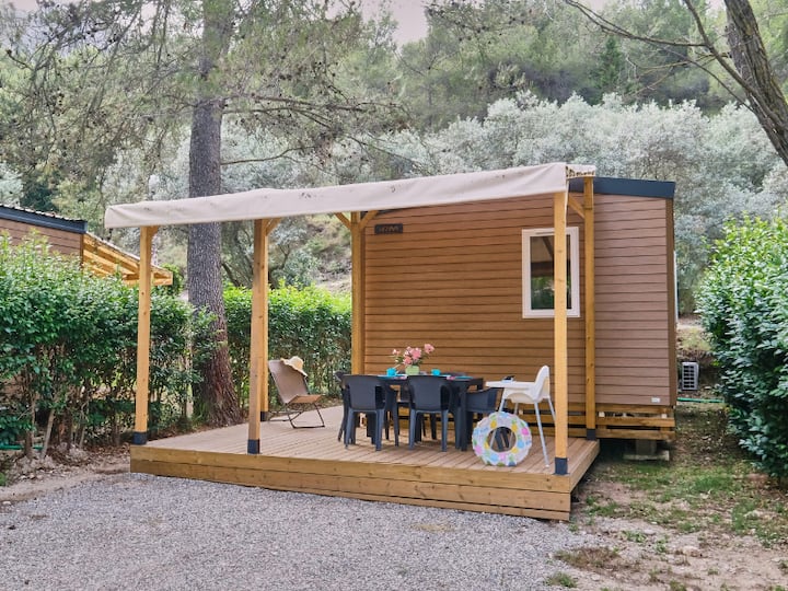 Mobil Home Premium 4 Pièces 6 Personnes Climatisé - Orgon