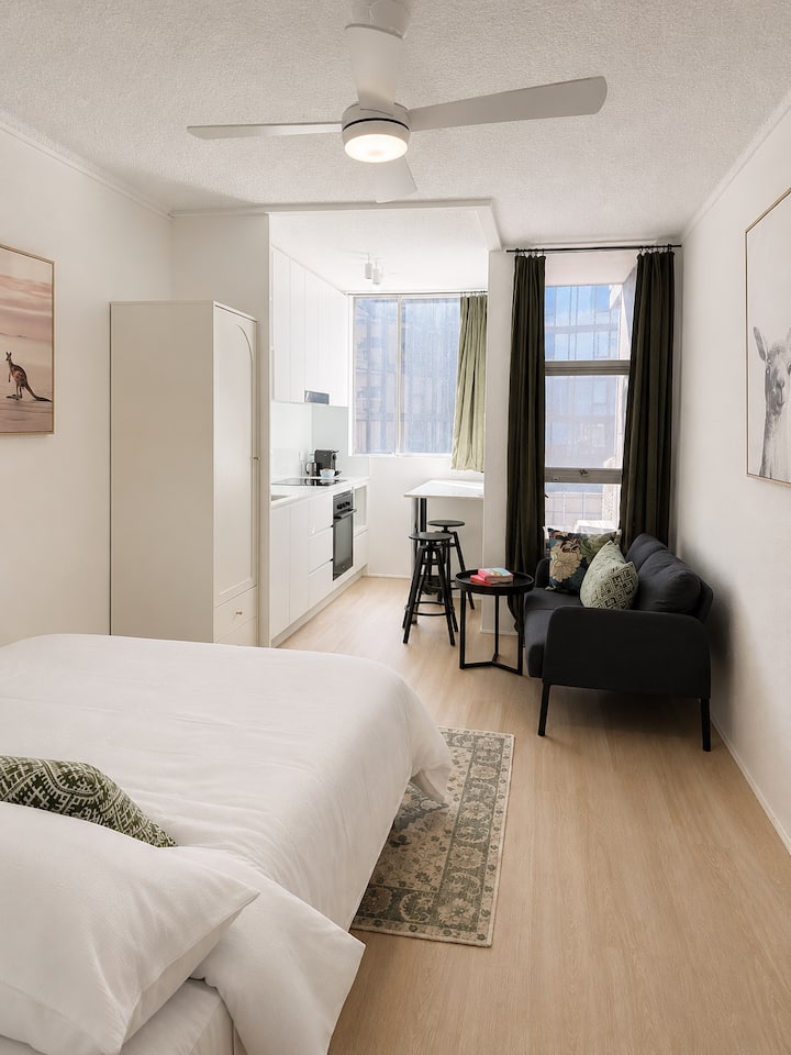 Renovated Surry Hills Studio W/pool & Rare Carpark - Sídney