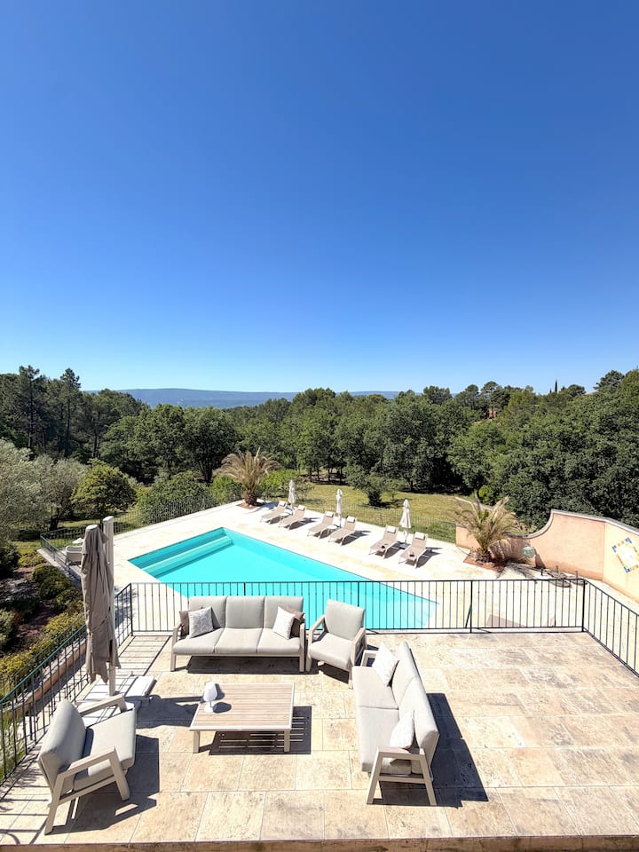 Villa D'exception Au Cœur Du Luberon Avec Piscine - Ménerbes