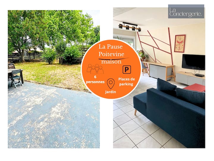 La Pause Poitevine-maison Poitiers-parking - Poitiers