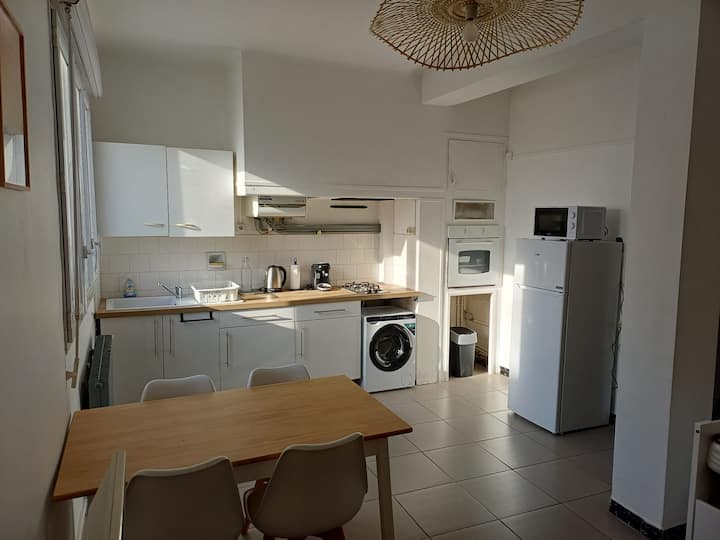 Appartement Rénové Centre Village & Plage - Sigean