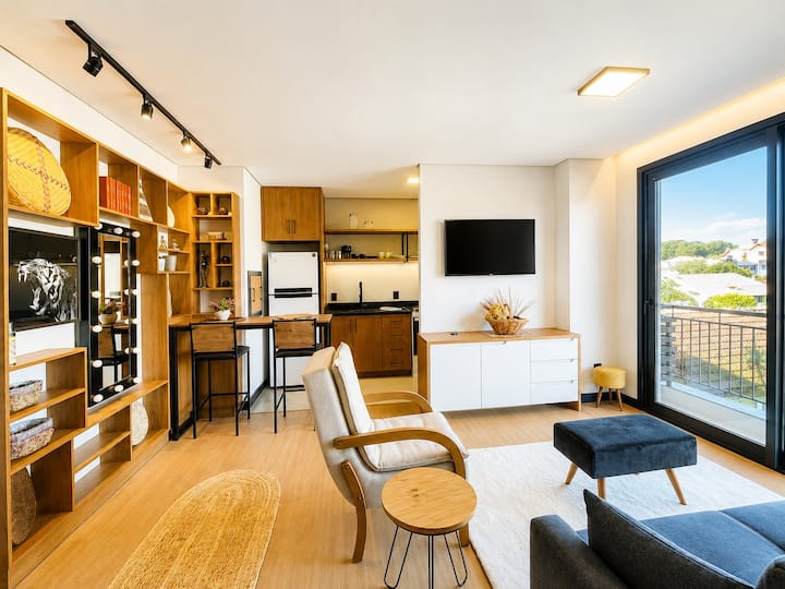 Apartamento No Centro De Canela - Catedral De Pedr - Canela