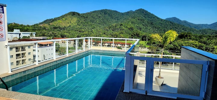 Cobertura Espetacular Com Jacuzzi Prox. A Praia - Ubatuba