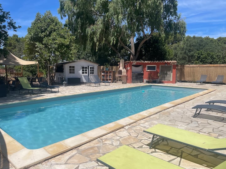 Villa 6 Personnes Dans Un éCrin De Verdure - Sérignan Plage