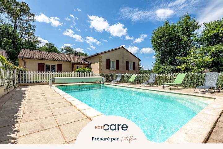 Villa Malena - Piscine Et Détente - Castelnaud-la-Chapelle