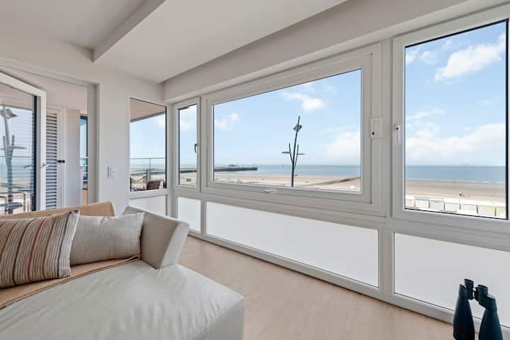 Blankenberge Zicht Op Zee En Oosterstaketsel - Blankenberge