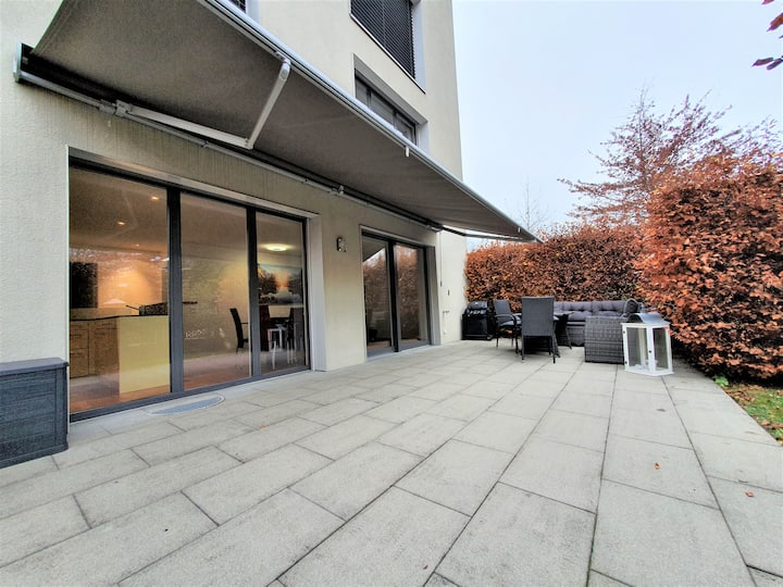 Modern Garden Apartment In The Heart Of Cham (Zg) - Zug