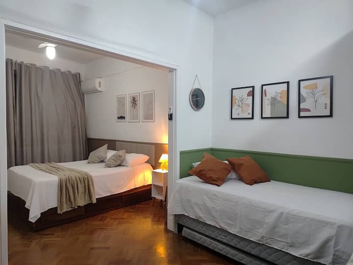 Loft Copacabana | Praia, Metrô E Conforto - Rio de Janeiro