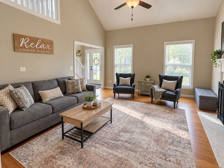 Cozy Family Retreat Near Gas South Arena - 勞倫斯維爾
