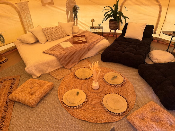 Serene Bohemian Tent Escape & Sunset Skies - Escondido, CA