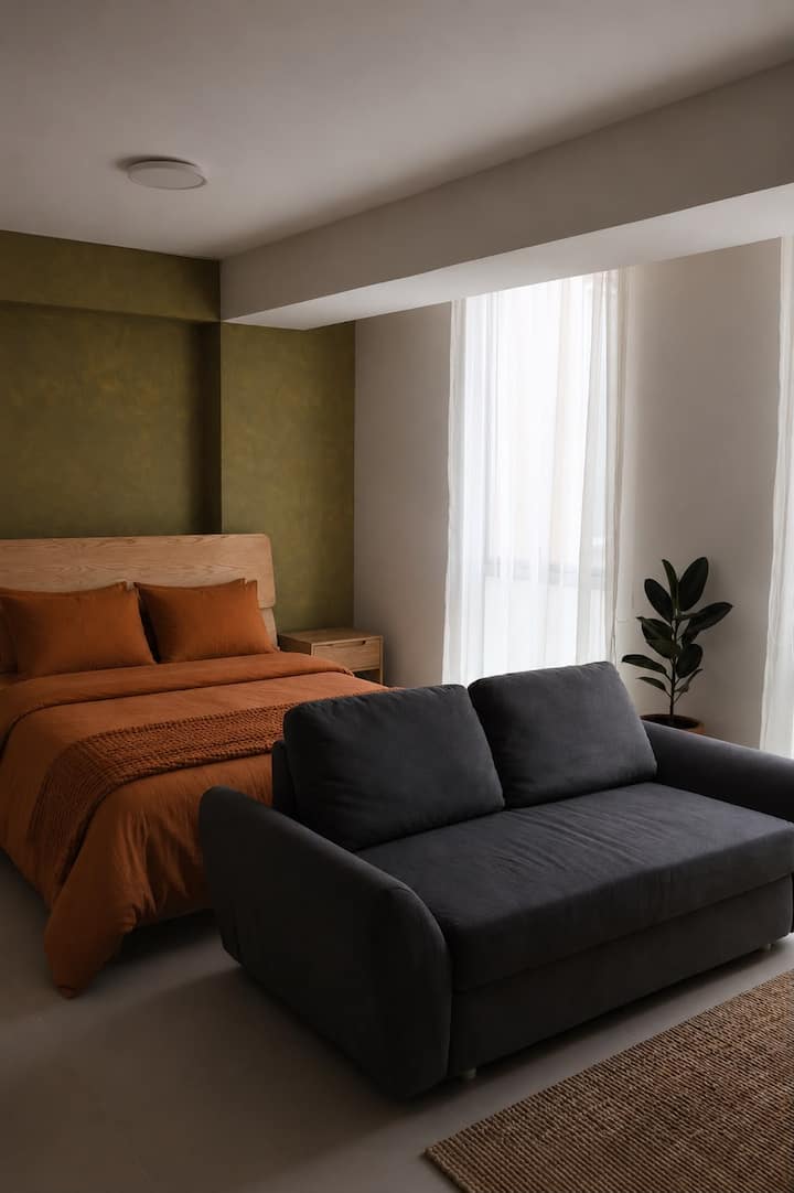 Loft En Ex-cine México Frente A Jardín Pushking - Mehika