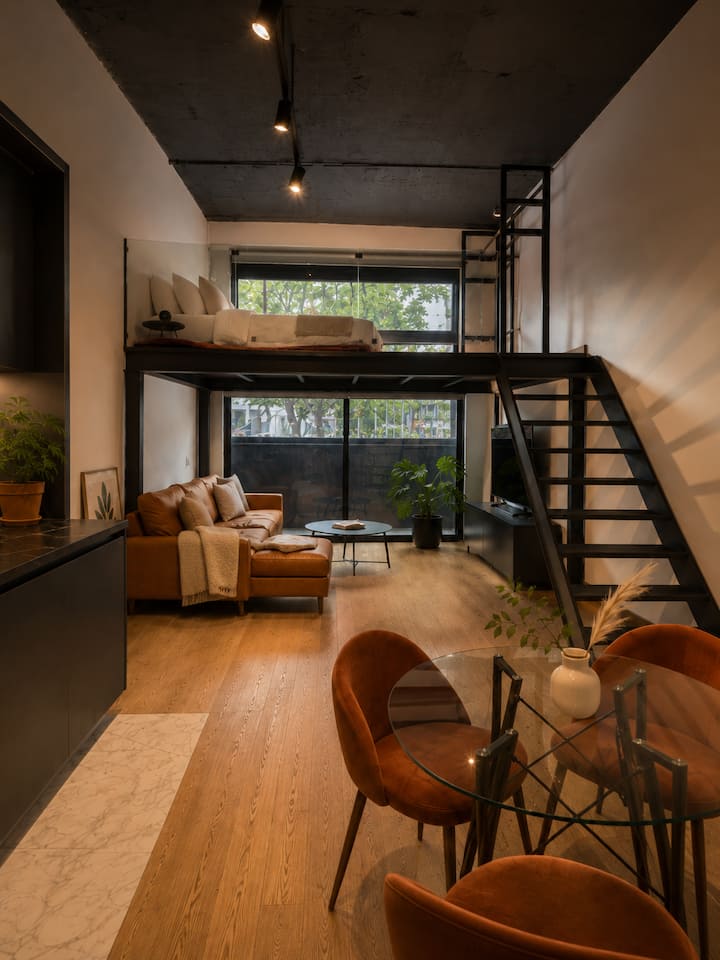 Loft Industrial · Icon Roma · Alberca Rooftop - Mexico City