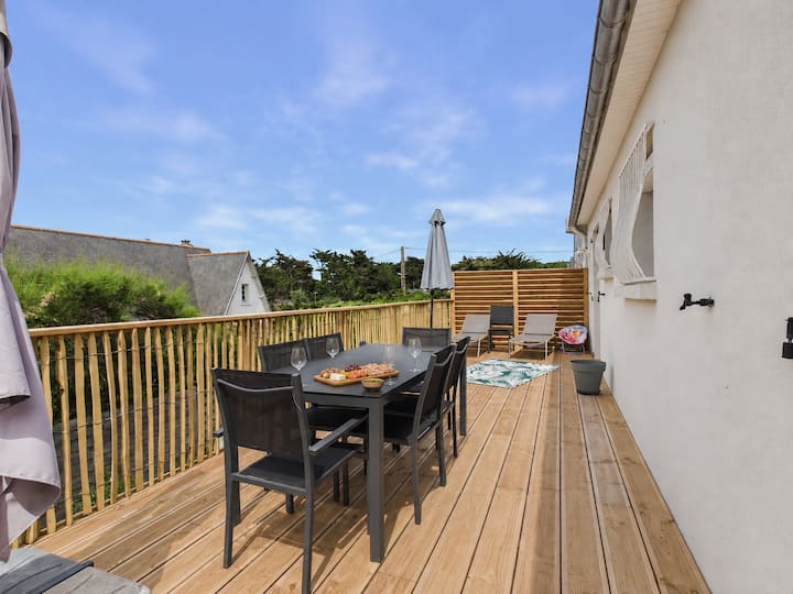 Plage à Pied, Maison Pour 10 Avec Jardin - Erquy