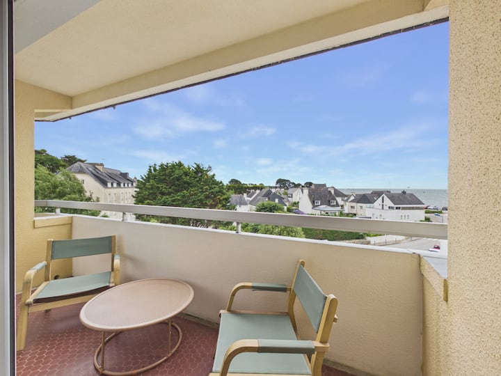Appart Vue Mer Pour 4 Avec 3 Balcons - Île-Tudy