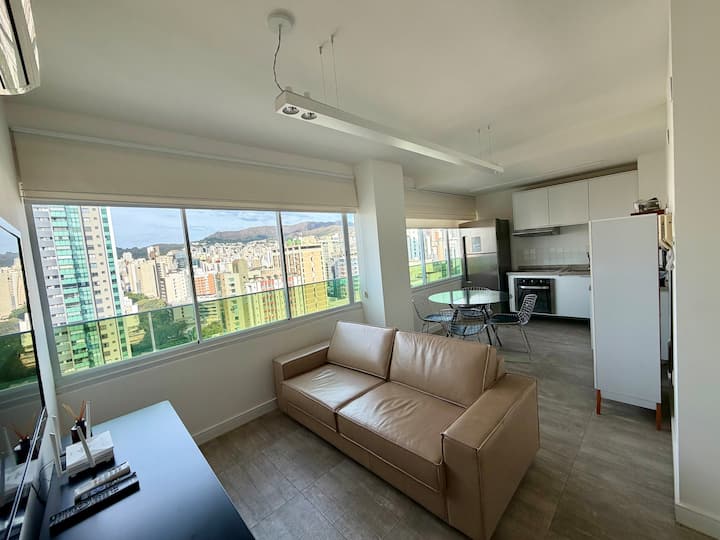 Manhattan Square - 2 Quartos Com Ac, Vaga E Vista - Belo Horizonte