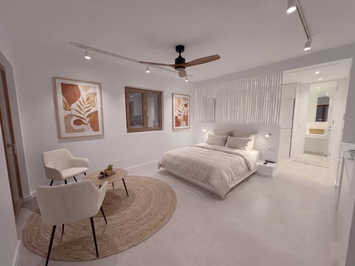 Casa Luna Rooftop Studio With Pool Access - Paros