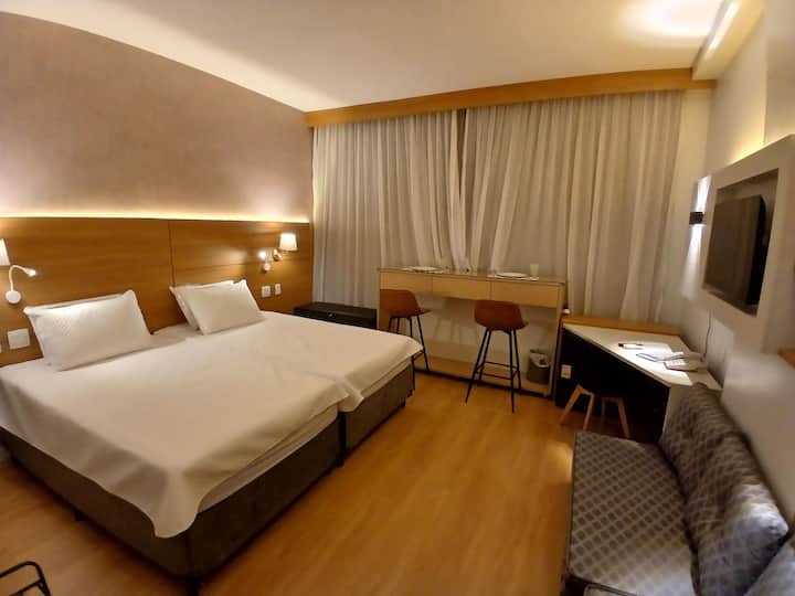 Shb • Studio | Full Amenities | 200m Beach - Santos, Brasil