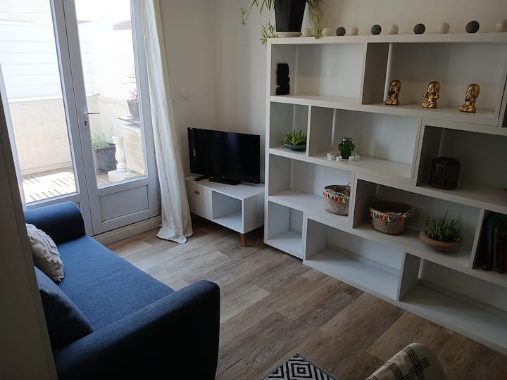 Le Sunny Terrasse! : T2 Terrasse Clim Centre Ville - Vendres