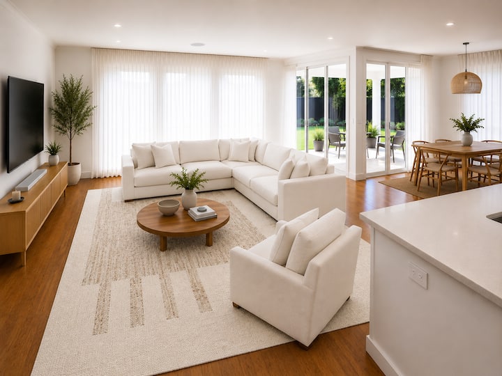 Beach House Sleeps 15 - Near Dicky Beach - Bribie Island