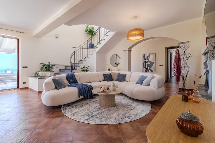 Villa Greta Surplombant Les îLes ÉOliennes - Sycylia