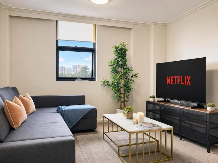 Prime Sydney 3br + Pool Gym 2 Parking With Balcony - Sidney