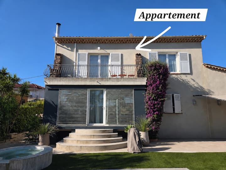 Haut De Villa Avec Piscine . Plages à 15 Minutes - Roquebrune-sur-Argens