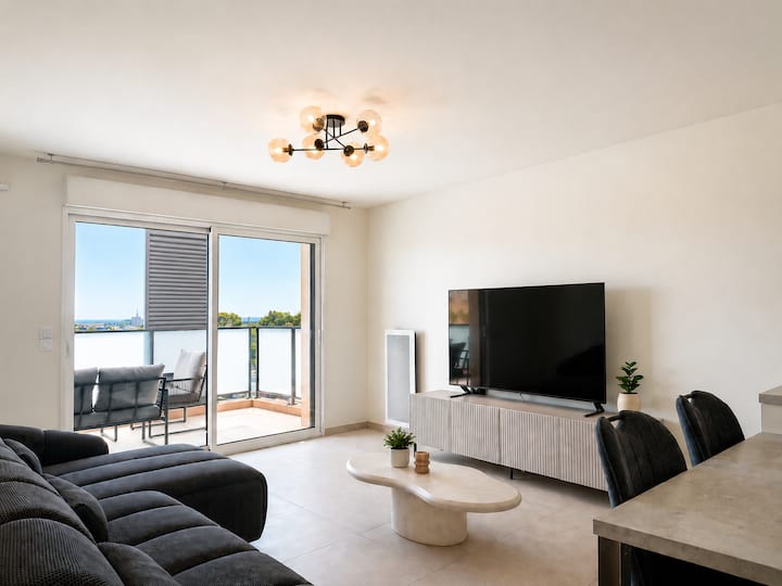 Superbe 3 Pièces Neuf Avec Terrasse & Vue Mer - Saint-Laurent-du-Var