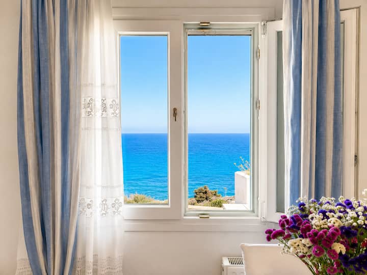 Panoramic Sea View Apartment In Naxos Town - Naxos