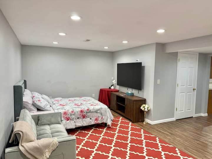 World Cup Fans! Modern Basement Apt, Private Entry - Six Flags Great Adventure, Jackson Township