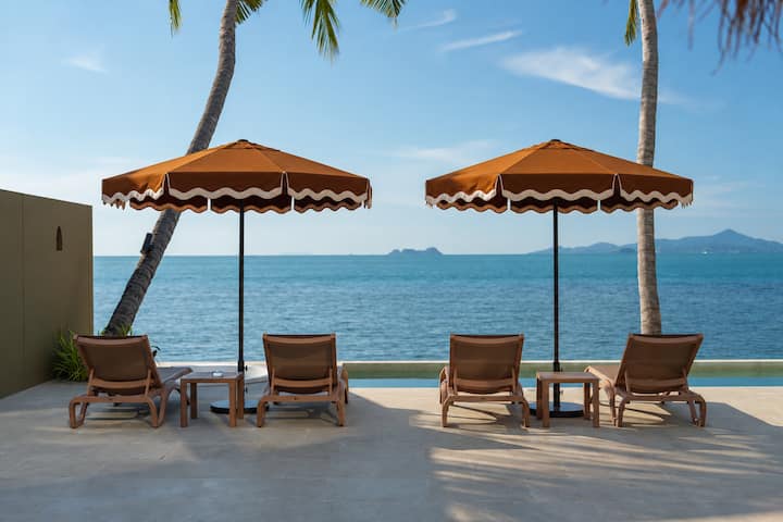 Villa Maris | Beachfront Private Pool & Jacuzzi - Ko Pha Ngan