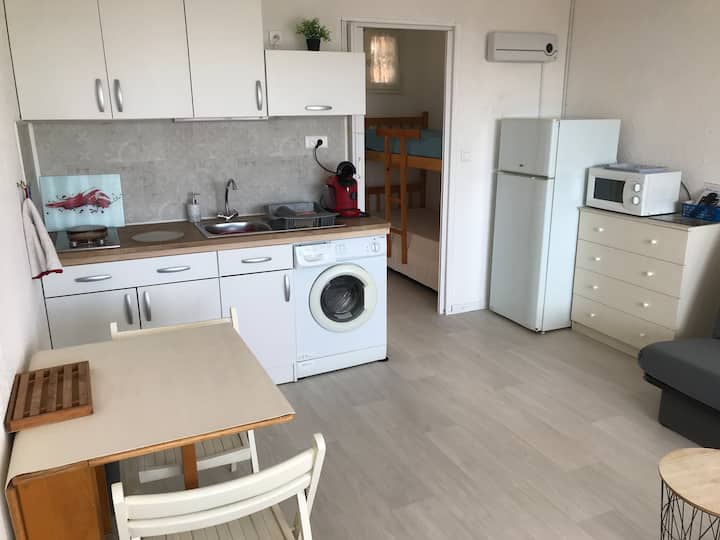 Marseillan Plage, Studio Cab, 4pers, Plage à 150 M - Marseillan