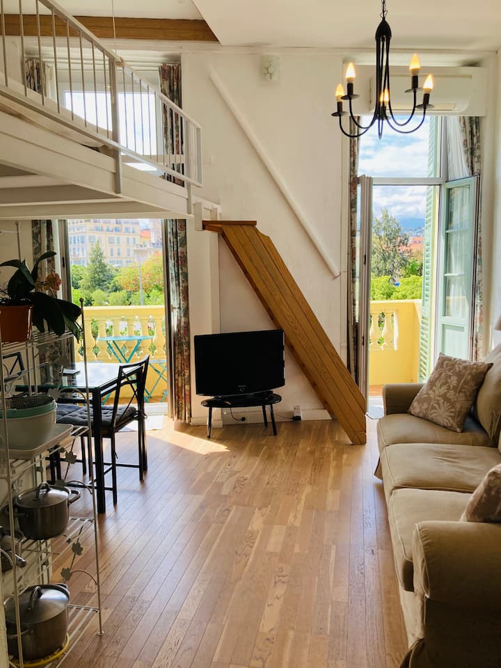Loft Vieille Ville: Balcon Et Vue, Wifi, Clim ! - Musée Matisse, Nice