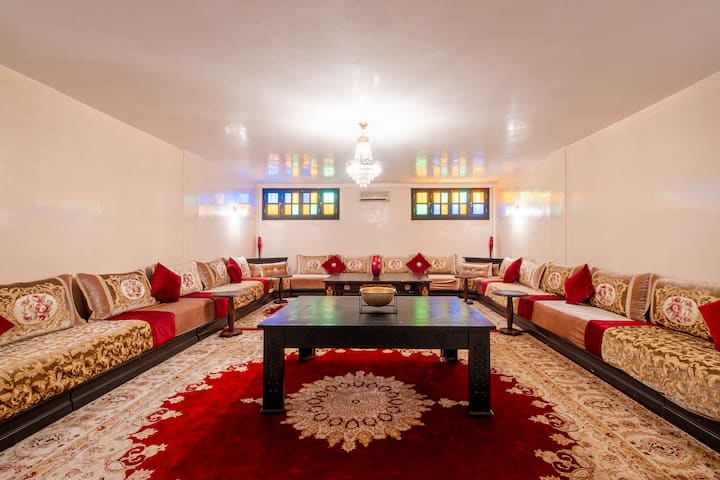 Villa 3 Ch, 2 Salons, Piscine, Jardin & Hammam - Morocco