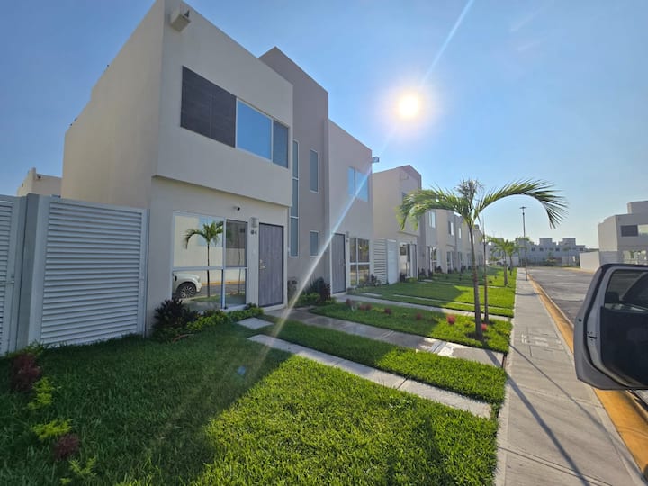 Casa Aaa'z (Triple Az) + Alberca + Acceso A Laguna - Costa Dorada