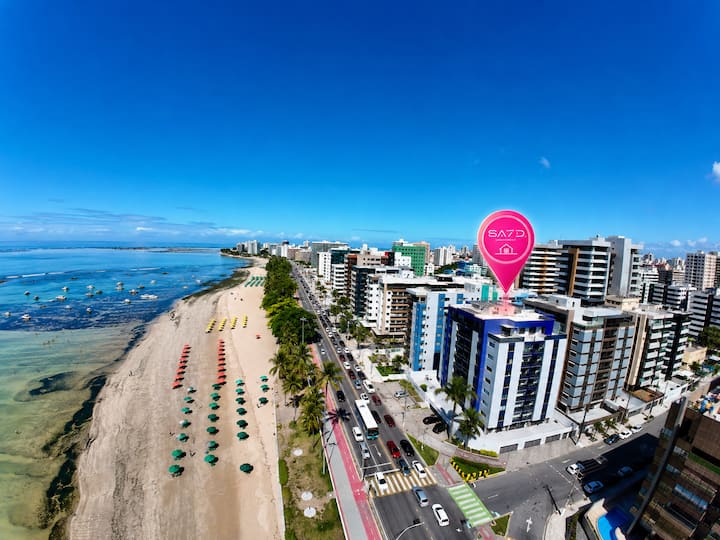 Rodhes402 - 4qts Beira Mar De Ponta Verde/garagem - Maceió