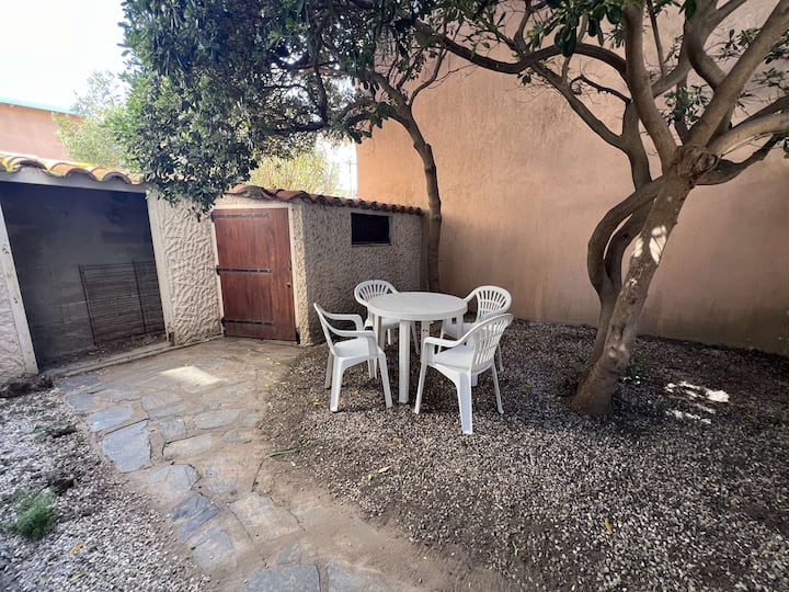 T2 Centre-ville Charmant Jardin - 2 Pers. - Valras-Plage