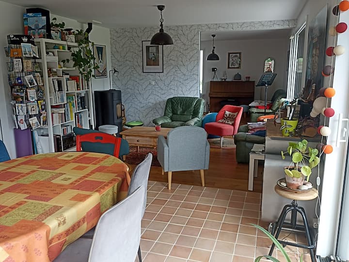 Grande Maison Au Calme Pour 4 - Golfe Du Morbihan - Baden