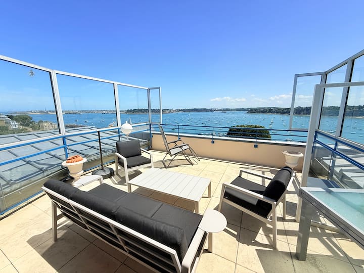Rooftop Vue Mer Exceptionnelle - Dinard Centre - Dinard
