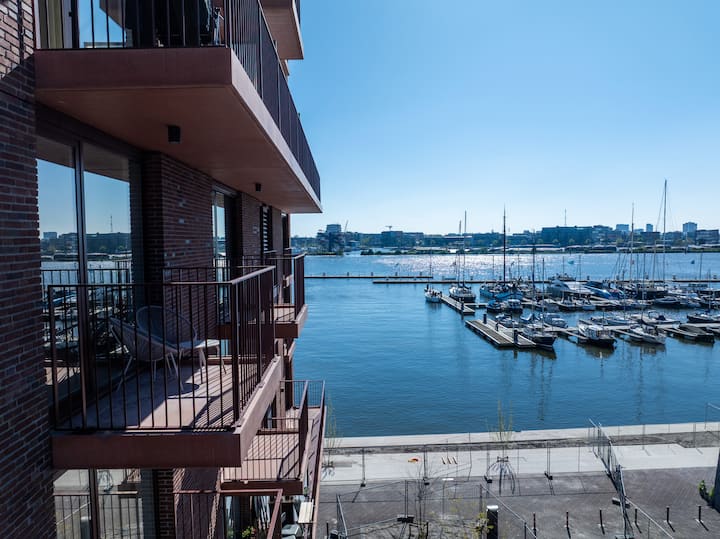 Appartement Amsterdam Ndsm Fantastisch Uitzicht! - 잔담