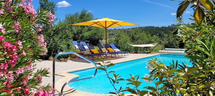 Gîte De Charme Indépendant Au Calme Avec Piscine - Alba-la-Romaine