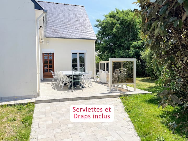 Bord De Mer - Maison De Vacances - Jardin - Carnac