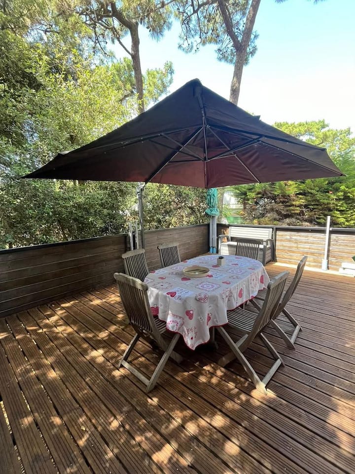 Chalet à L'ombre Des Arbres Avec Climatisation - La Tranche-sur-Mer